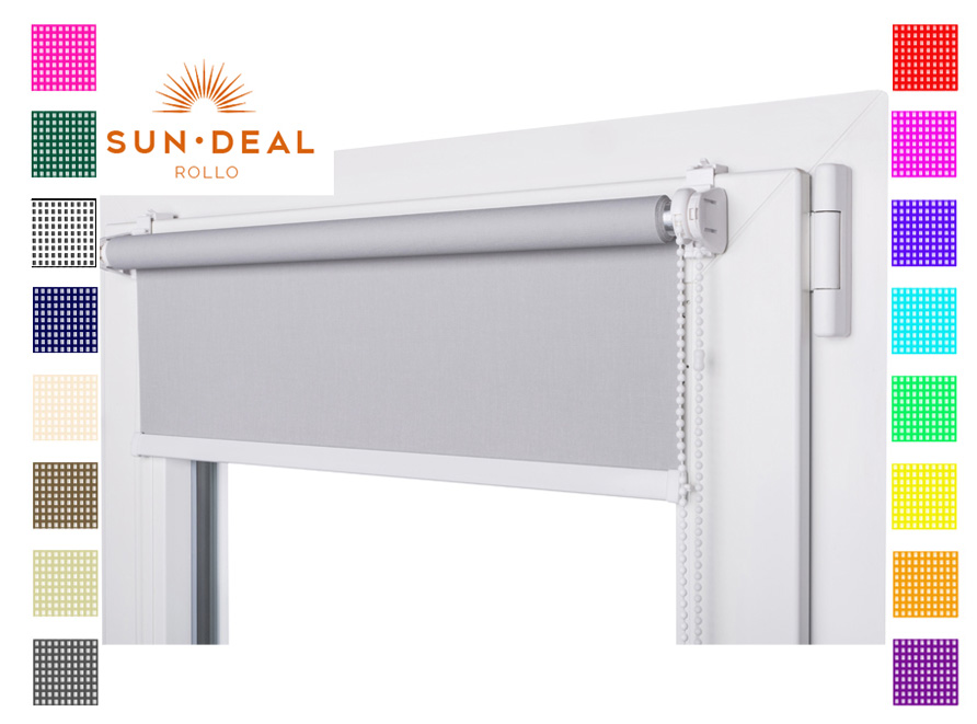 Kaufen Sie SunDeal® Verdunkelungsrollo mit Seitenführung und sagen Sie ...